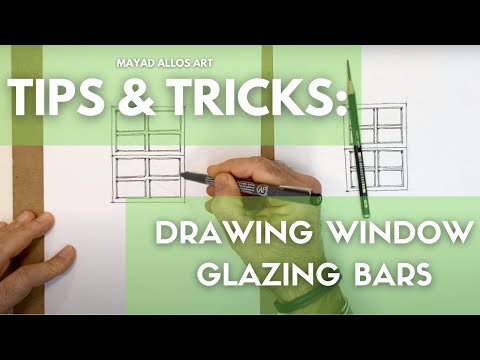 FREE: Sketching | Tips & Tricks: Window Glazing Bars – Mayad Allos Art